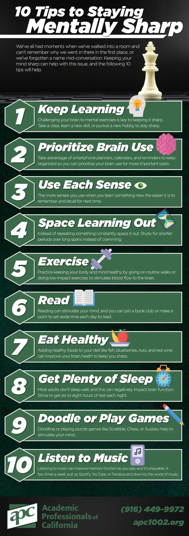 10 Tips to Staying Mentally Sharp - APC